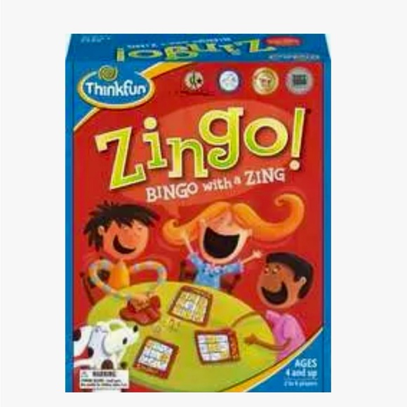 Thinkfun | Toys | Zingo Card Game Kids Ages 4 Learn Read Spell Words ...